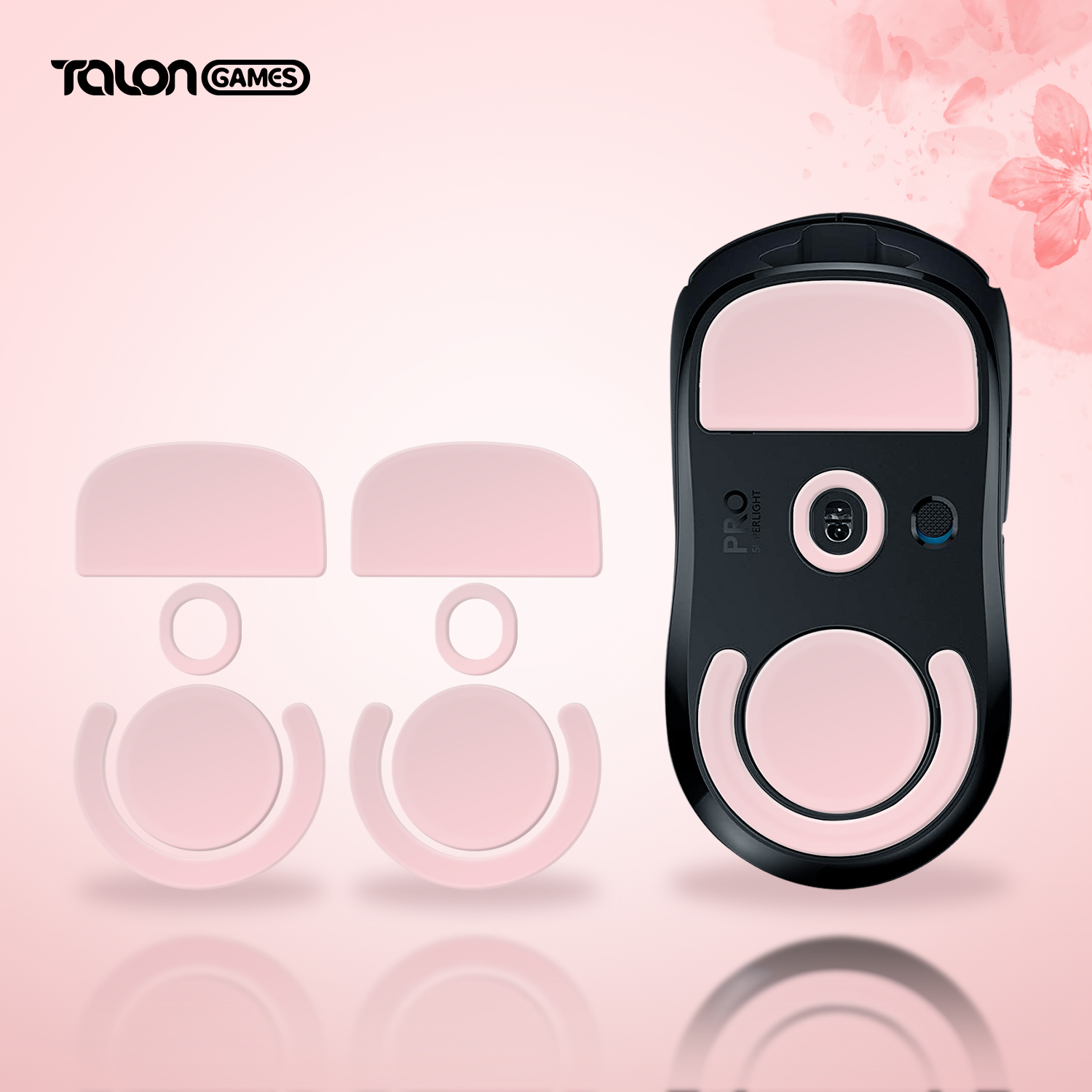 TALONGAMES Sakura Pink Mouse Skates for Logitech G PRO X SUPERLIGHT ...