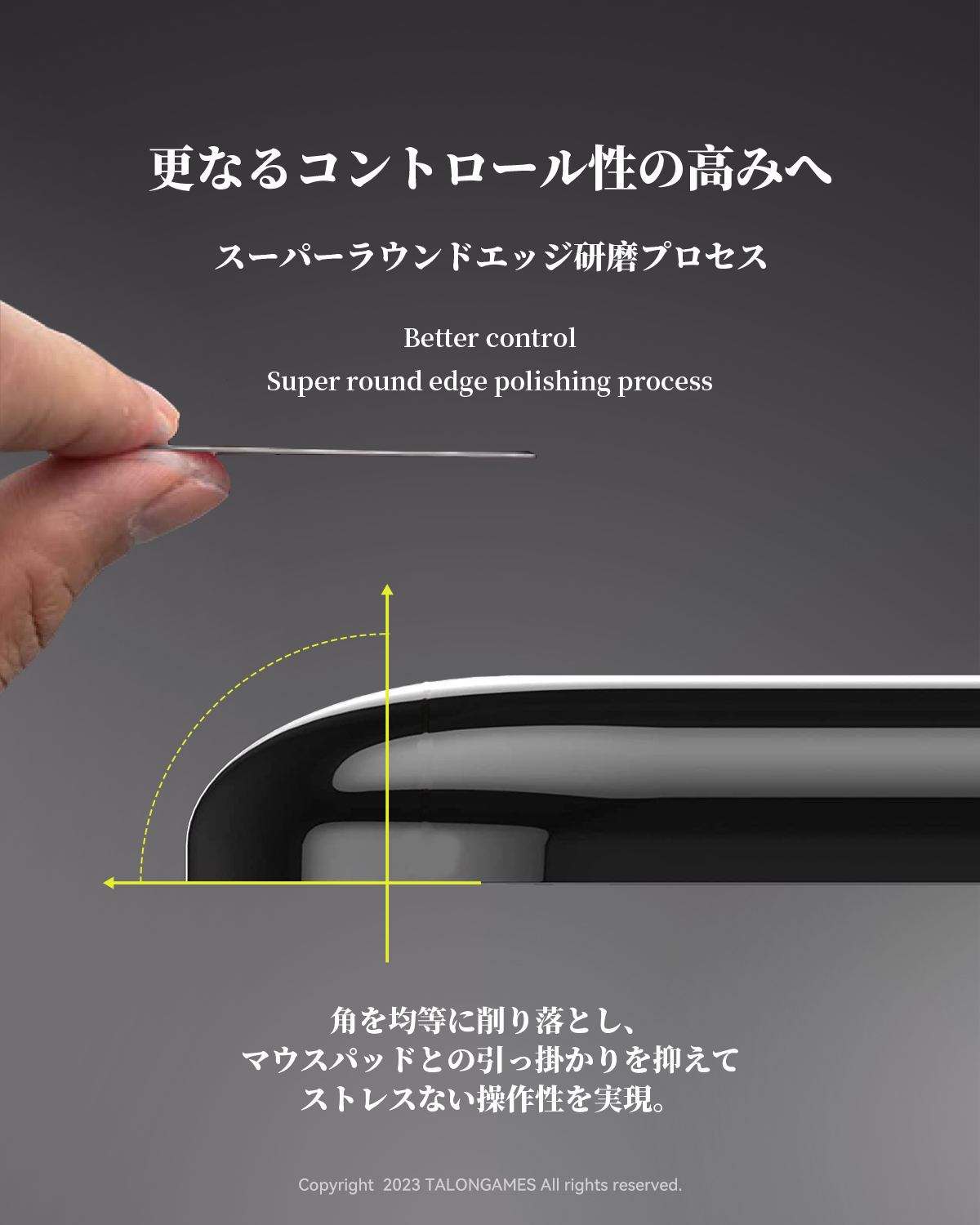 TALONGAMES Glass Mouse Feet Skates Compatible with Logitech G502 X PLUS ...