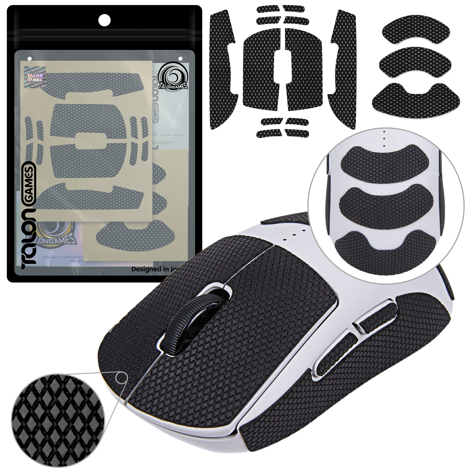 TALONGAMES Mouse Grip Tape for Logitech G PRO 2 LIGHTSPEED Wireless ...